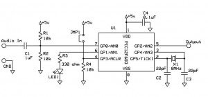 DTMF Touch Tone Decoder with PIC12F683: Arduino Project