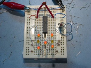 Electronic Die using PIC16F84 microcontroller