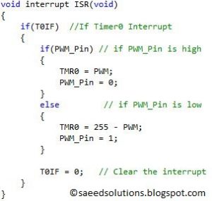 PIC12F675 PWM Code and Proteus Simulation
