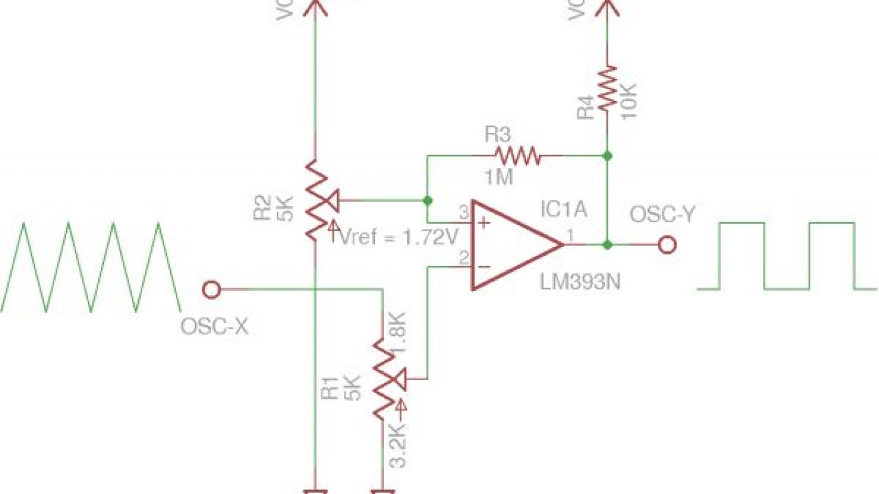Operational amplifier comparator circuit with hysteresis