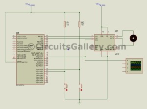 Arduino: PIC16F877A PWM DC Motor Speed Controller Circuit