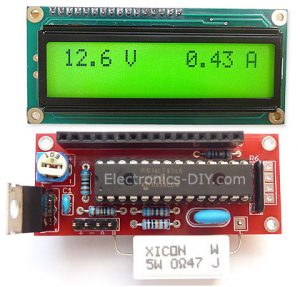 Voltmeter Ammeter using pic microcontroller