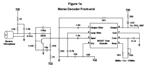 PIC16F84 Based Morse Code Reader