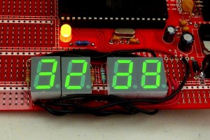 Digital stopwatch using microcontroller