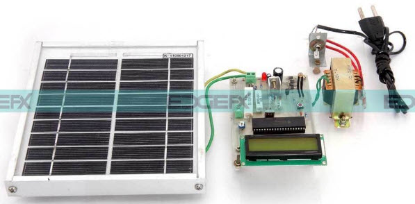 Solar energy measurement using pic microcontroller