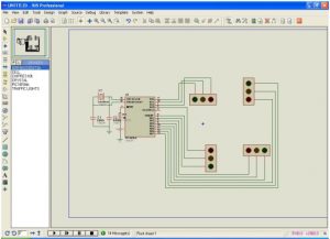 Four way traffic light signal using PIC16F84A microcontroller: