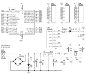 PIC24 DEVELOPMENT BOARD BREAKOUT BOARD
