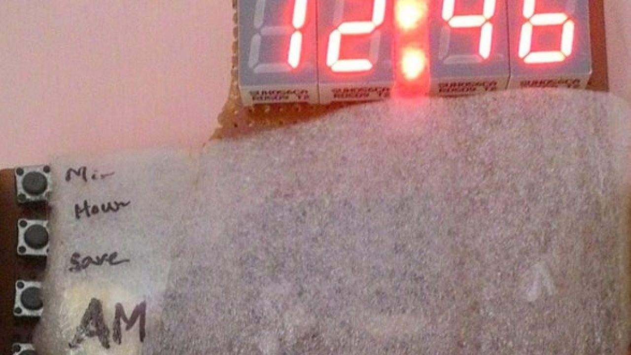 Digital Clock Timer Circuit Diagram