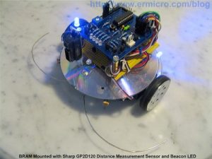 Artificial Intelligent Mobile Robot with Distance Sensor BRAM Part 2