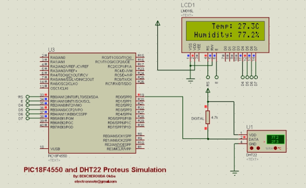 DHT22 (AM2302) Sensor: Proteus Simulation for Arduino DHT22 (AM2302) Sensor: Proteus Simulation for Arduino