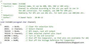 PIC12F675 ADC code and Proteus simulation