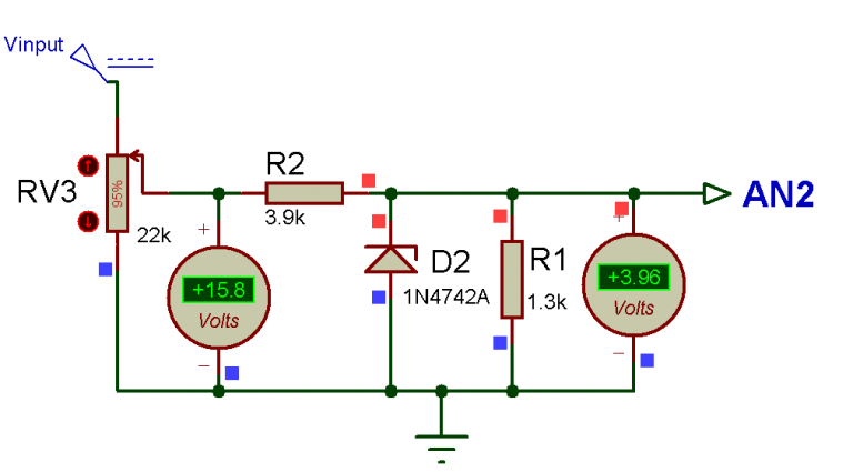 Digital Voltmeter using PIC16F877a