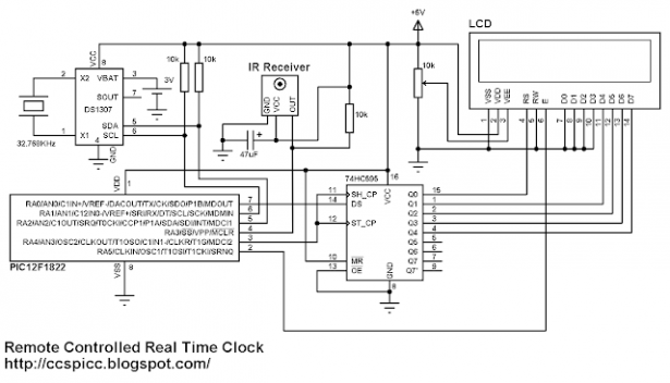 Real Time Clock/Calendar with Remote Control