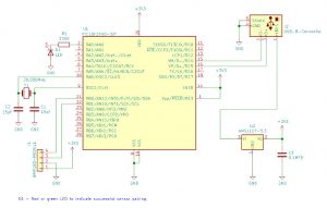 BMP180 based USB atmospheric pressure monitor