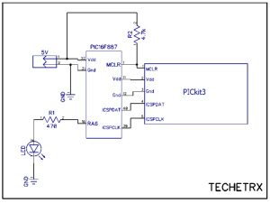 How to Use PICKit3 to upload code to pic microcontroller