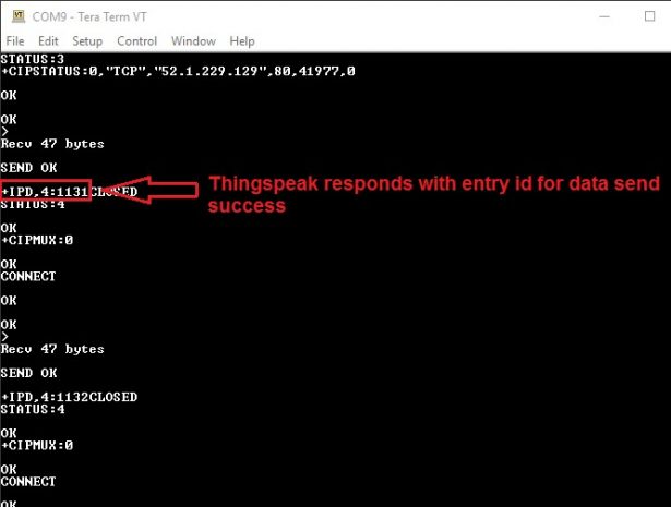 ESP8266 wifi module interfacing with pic microcontroller