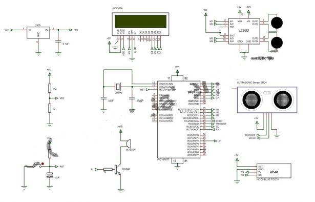 Bluetooth Controlled Robot using pic microcontroller