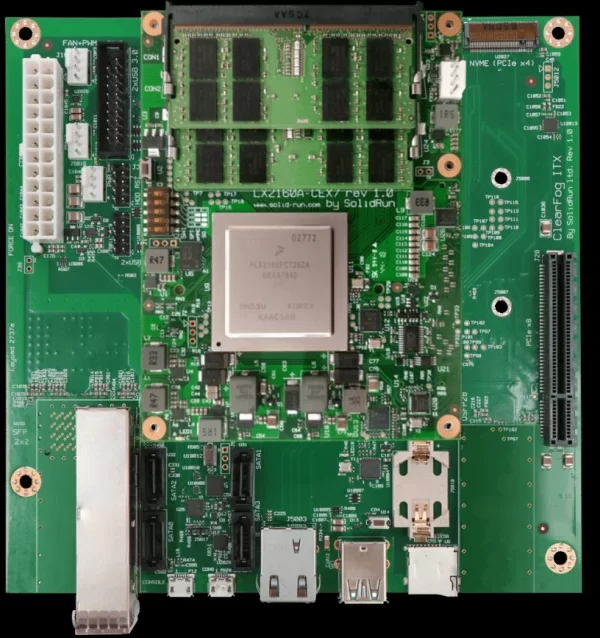 SOLIDRUN HONEYCOMB LX2K RUNS LINUX ON NXP’S 16-CORE -A72 LX2160A