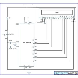 How to interface 16×2 LCD in 4-bit mode with PIC Microcontroller