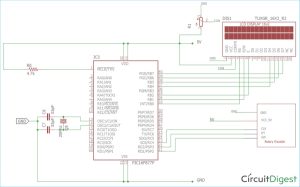 Rotary Encoder Interfacing with PIC Microcontroller