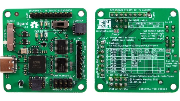 Introducing Tigard Board: FT2232H-based USB Serial Adapter