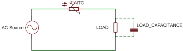 Inrush Current Limiting using NTC Thermistor