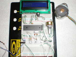 PIC16F877 STEPPER MOTOR DRIVER CIRCUIT CCS C