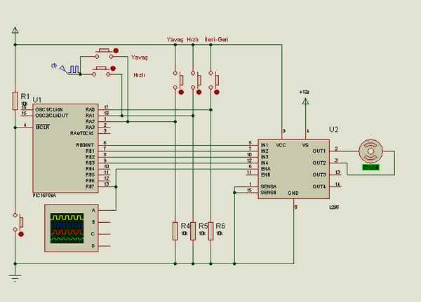Pic16f84a Pwm Dc Motor Speed Control With Jal Code Example 3704