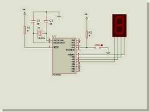 HEXADECIMAL, BINARY COUNTER CIRCUITS LED DISPLAY PIC16F84