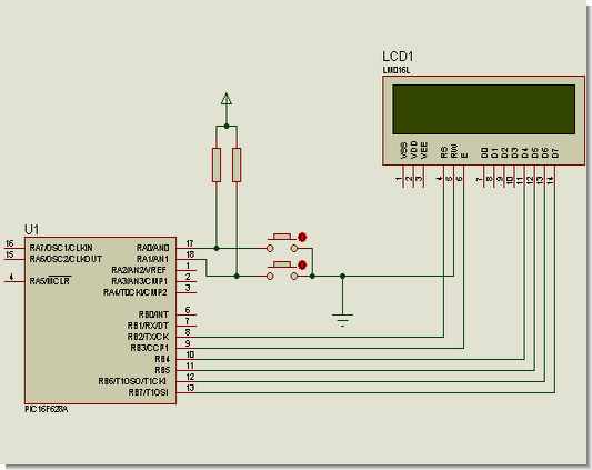 PICMICRO LCD BAR APPLICATIONS HI TECH C AND PROTON IDE EXAMPLE