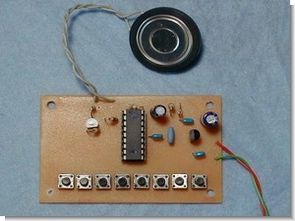 SIMPLE MELODY CIRCUIT WITH PIC16F84A DO-RE-MI-FA