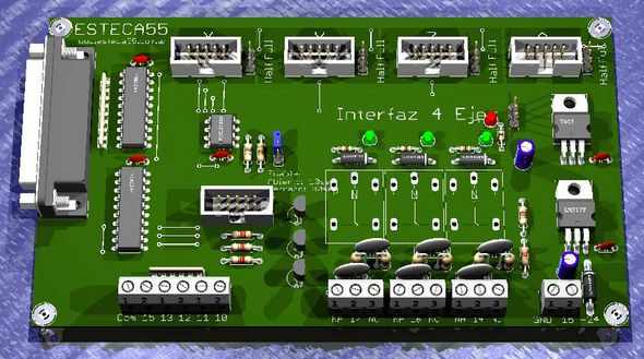 CNC CONTROL INTERFACE WITH PIC12F629 AND 74HC244N