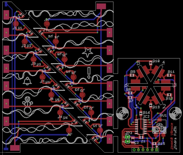 Charlieplexing Xmas Tree