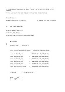 Easy Cheap 16F84 POV Message - AirText