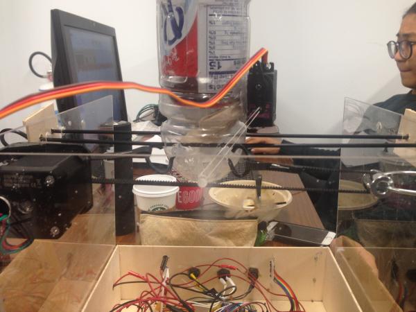 Automated Ice Cream Topper