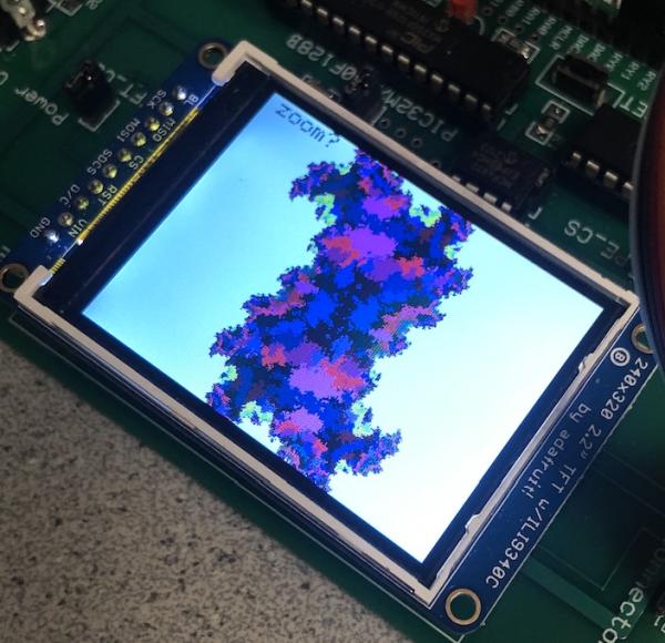 Arduino Exploring Fractals Pic 32 Julia Set Generator Project
