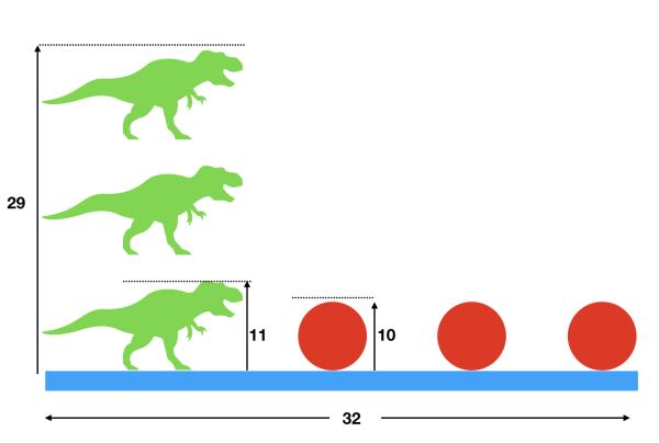 Persistence of Vision (POV) Dino Game