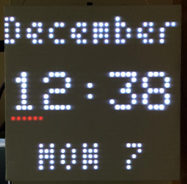 Arduino Project: RGB LED Matrix Clock Design and Build