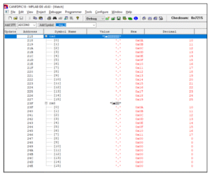 Embedded C CAN FD project Node with PIC18 Microcontroller