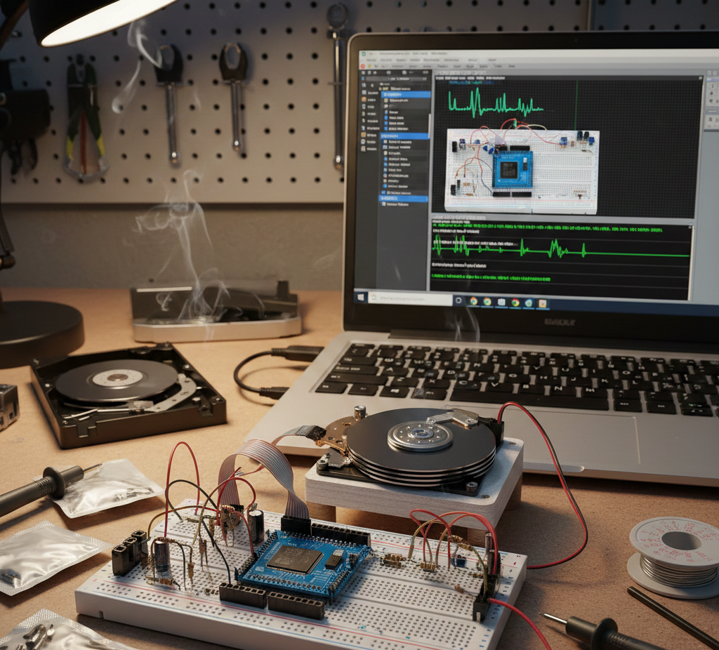 Disk Based Data Logger using PIC18F458 with Proteus Simulation