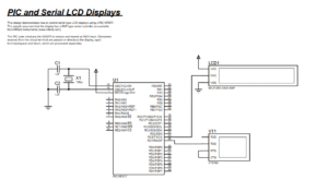 PIC and Serial LCD Displays using PIC16F877 with Proteus Simulation
